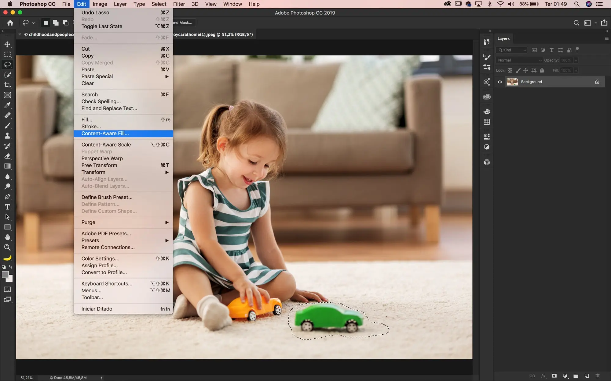 Novidades – Content-Aware Fill Workspace