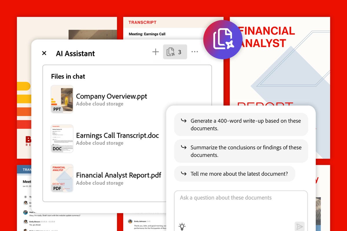Adobe Acrobat transforma documentos com IA e multi-formatos | Adobe Blog