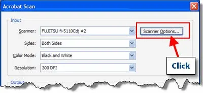 Using Acrobat with the Fujitsu fi-5110C Scanner
