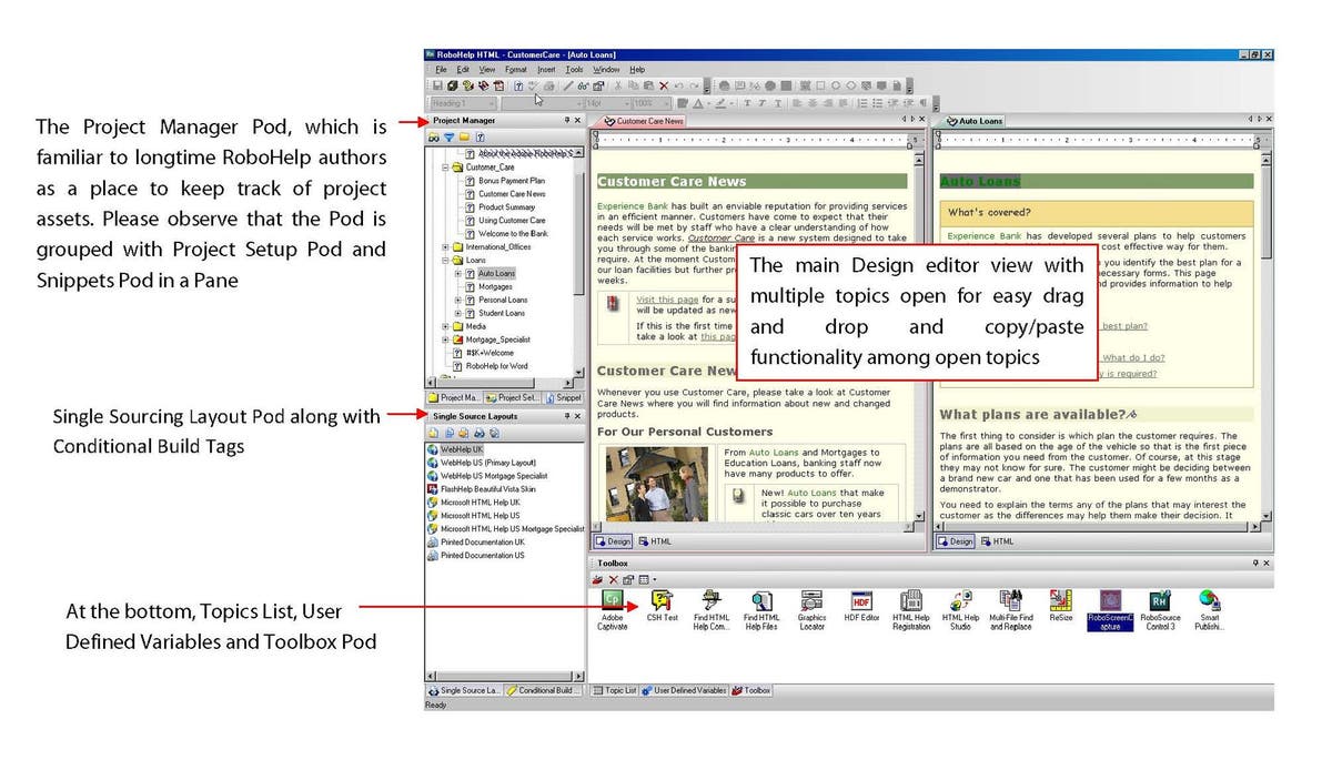Adobe RoboHelp 7: New UI – Part 2