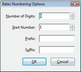 Can I change the number of digits when I Bates Number?