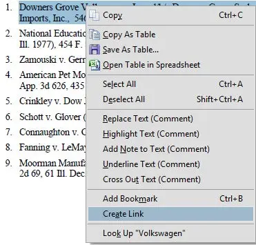 Creating Hyperlinks in Adobe Acrobat