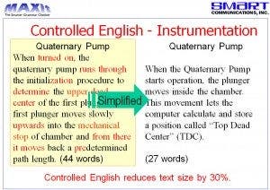 Just a few words; improving Tech Comm Content via Simplified English