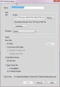 Structured/XML Authoring Post #2: More XML power with FrameMaker 11- XSLT and XPath