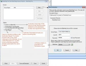 Publishing your first project on RoboHelp Server 9