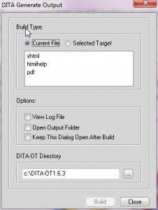 Publish your DITA content in FrameMaker 11 with the DITA OTK