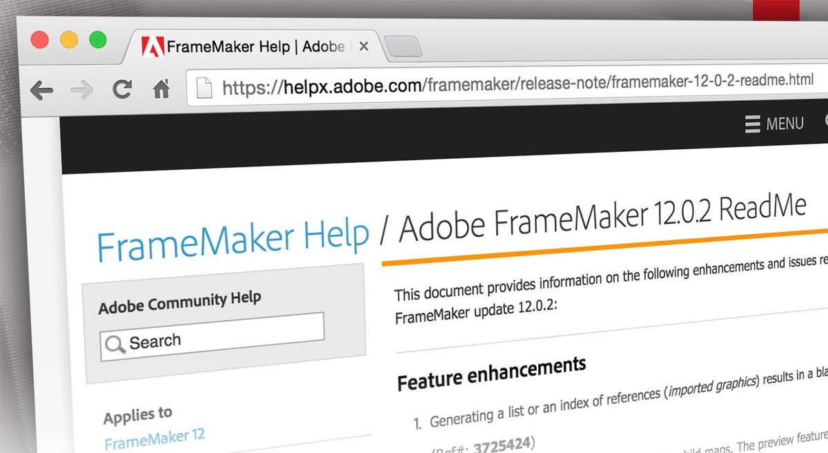 Important FrameMaker update 12.0.2 released