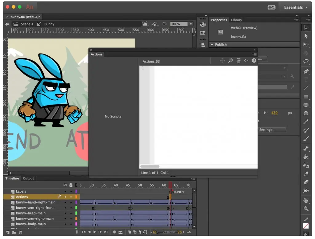 Creating Interactive WebGL Content with Adobe Animate CC