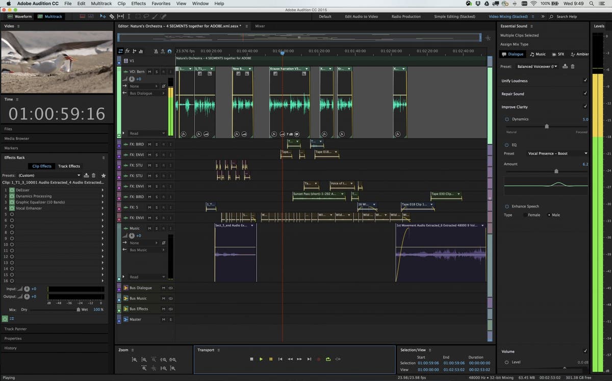Introducing the Essential Sound Panel and More for Adobe Audition CC