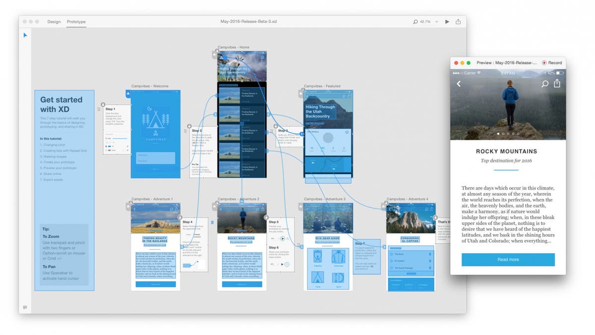 May Update of Adobe Experience Design CC