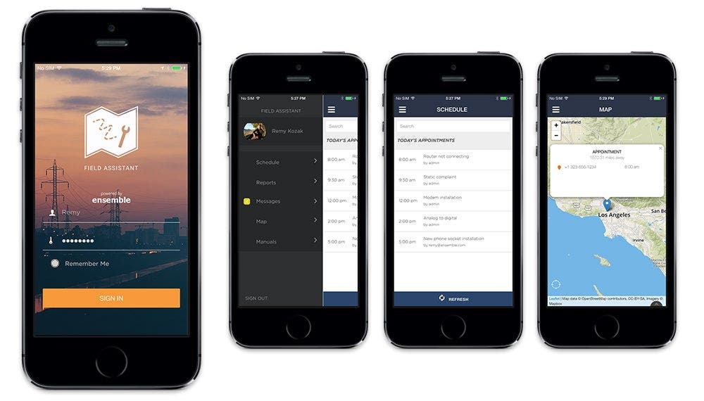 Ensemble’s Field Tech App Enables Two-Way Communication