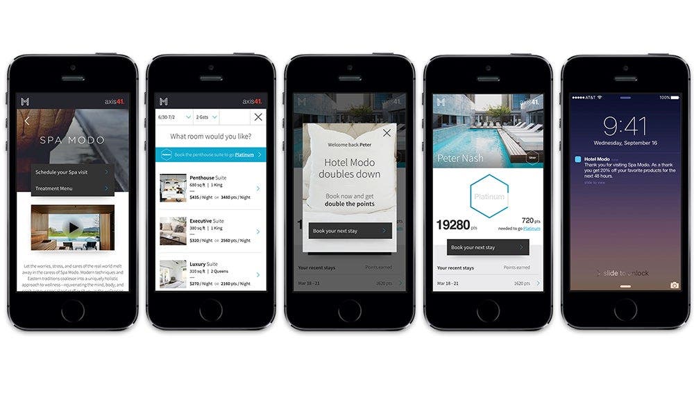 Axis41 Builds Hotel Booking App to Demonstrate Personalization