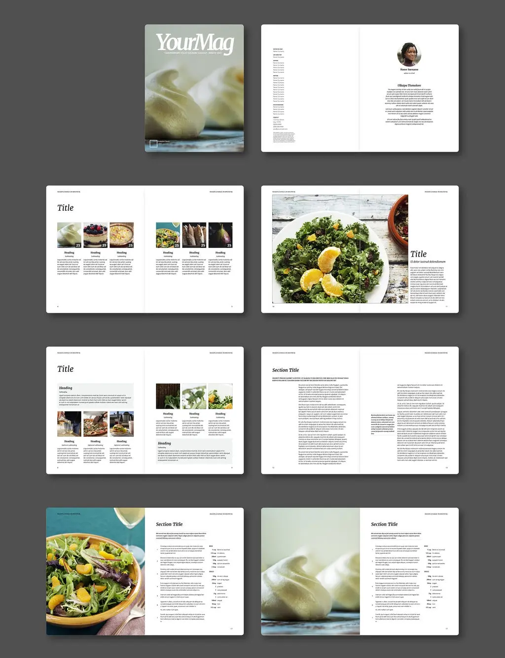 Free InDesign Magazine Templates
