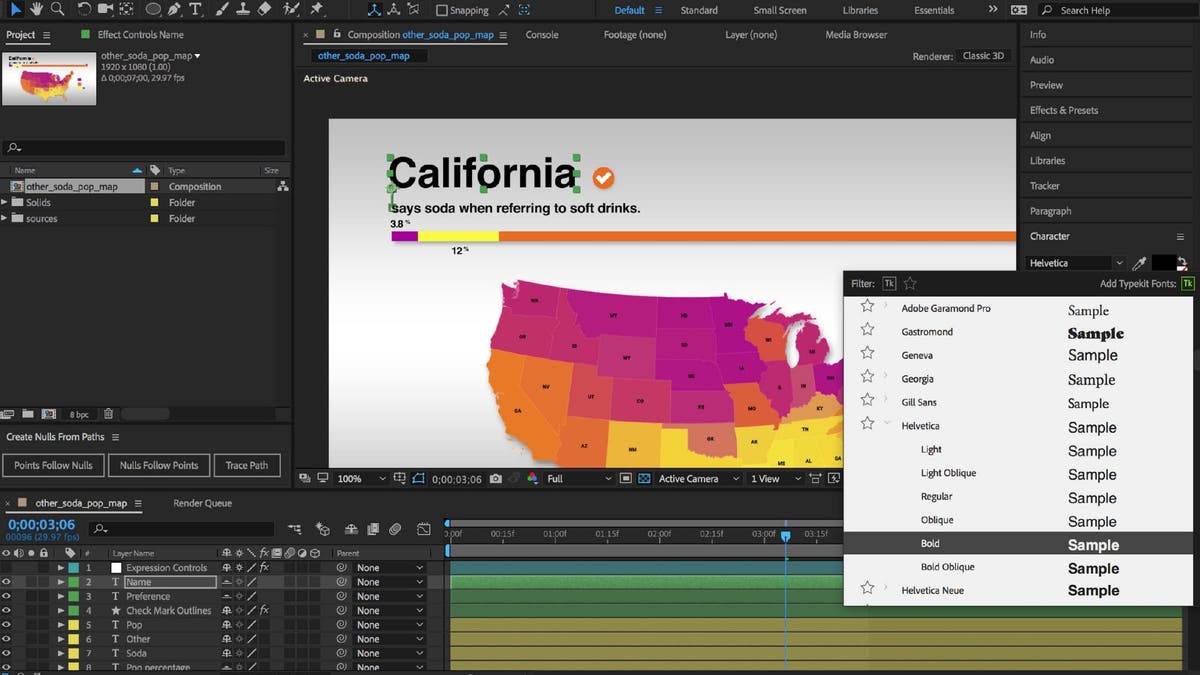 After Effects improves efficiency of motion graphics creation and ...
