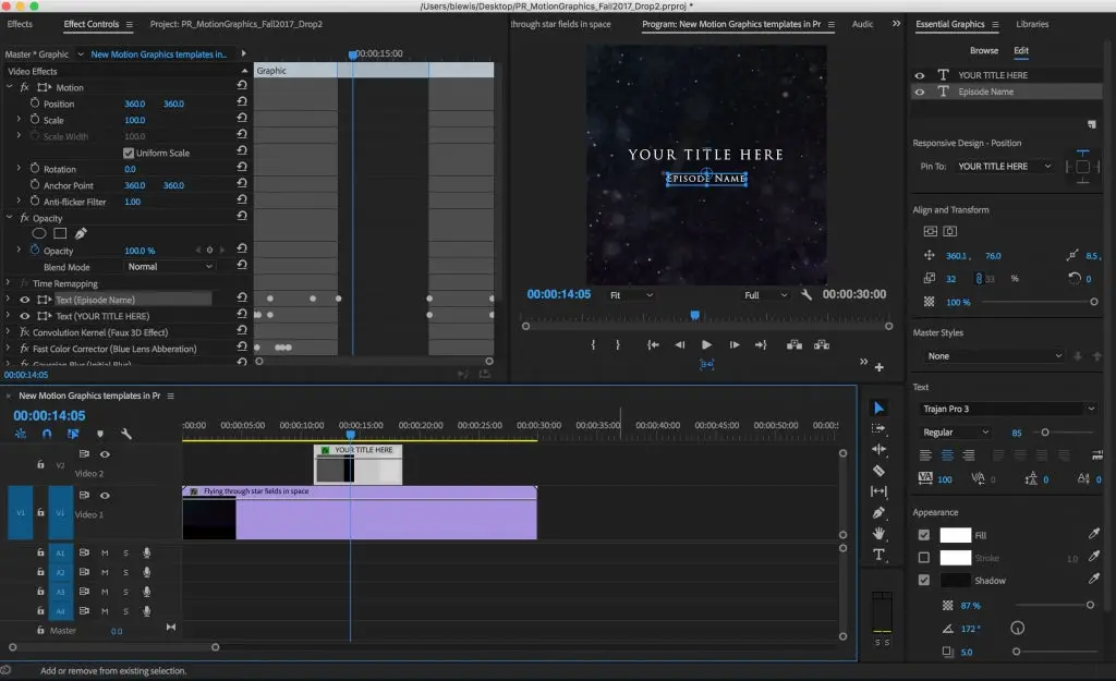 New Motion Graphics Templates Push the Creative Boundaries of Premiere Pro