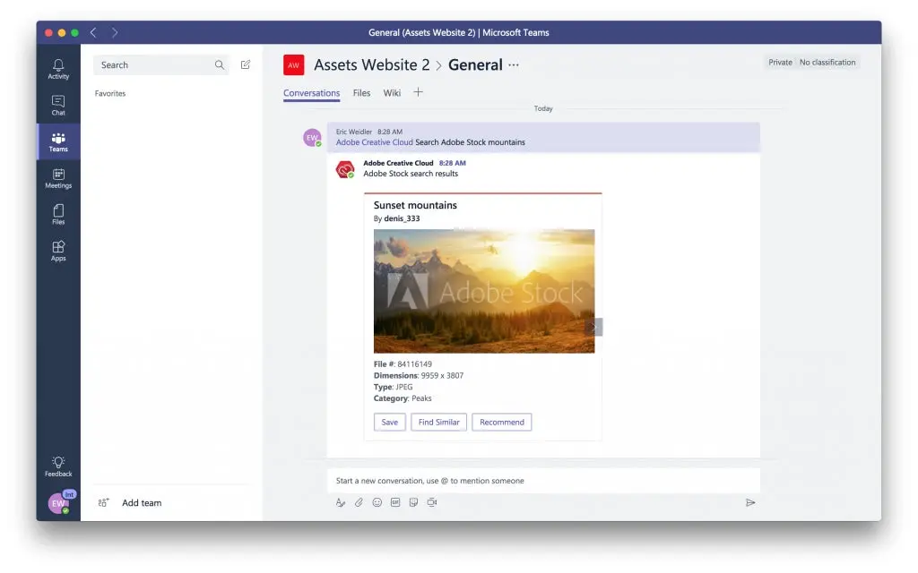 Adobe Creative Cloud and Microsoft Teams—Creativity Meets Collaboration