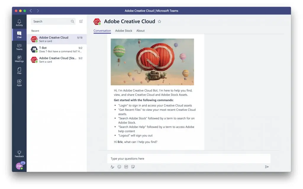 Adobe Creative Cloud and Microsoft Teams—Creativity Meets Collaboration