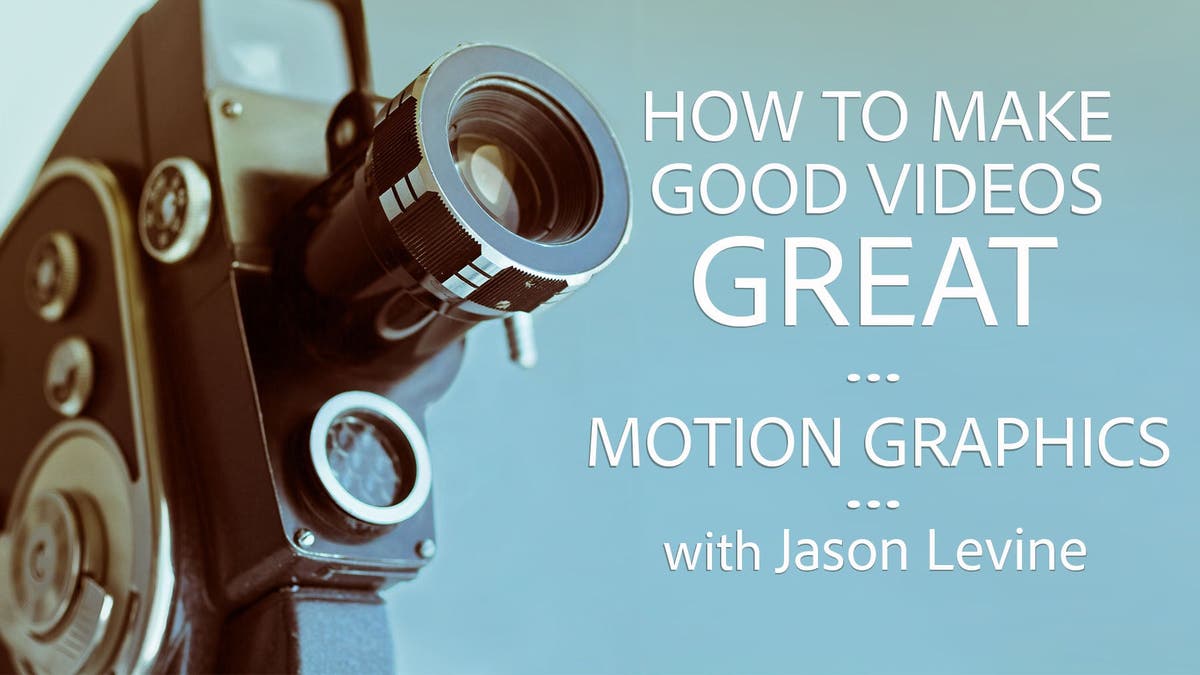 Live Stream Series | Make Good Videos GREAT with Motion Graphics