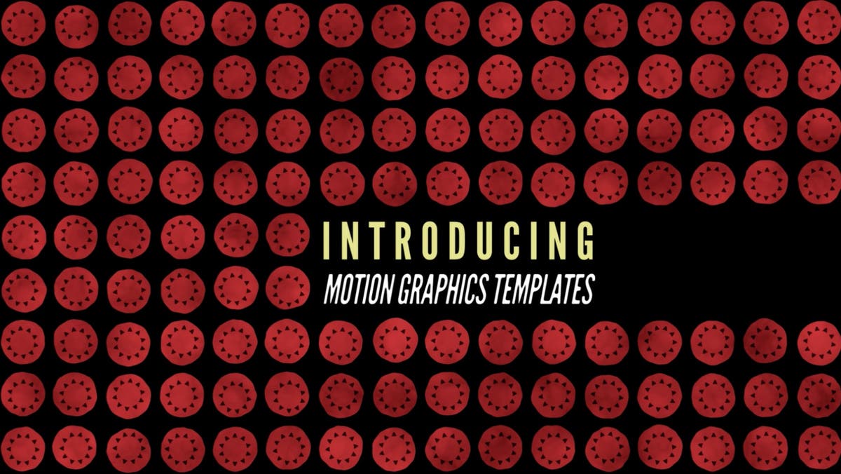 Introducing the Master Artists Motion Graphics Template Collection
