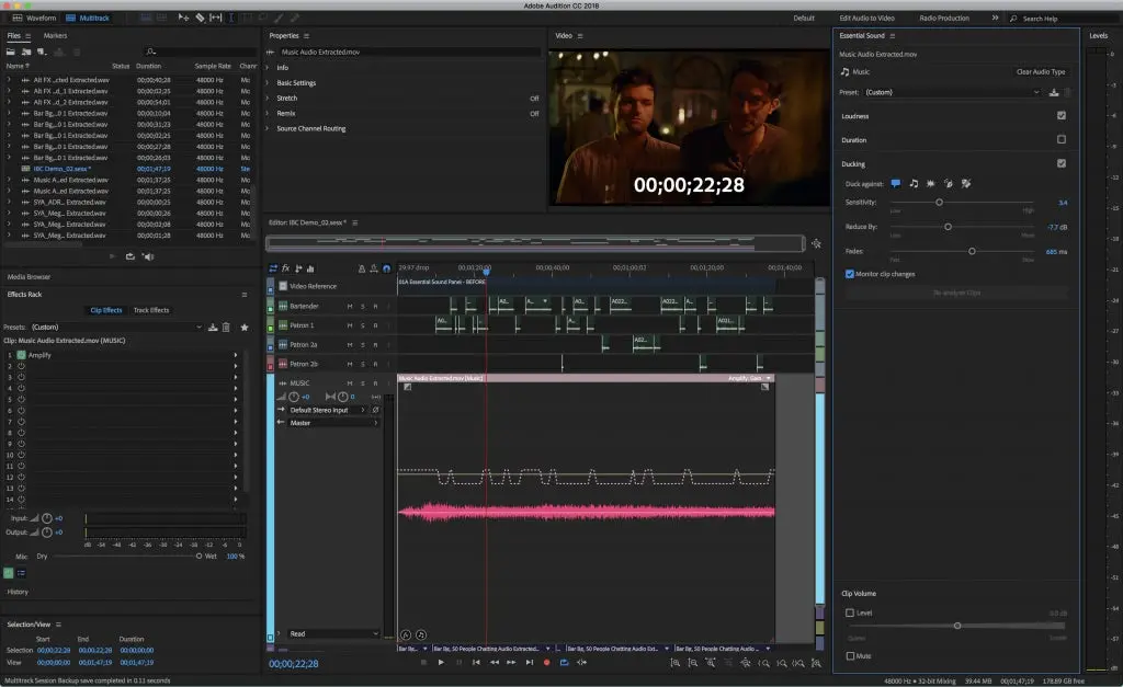 Audition Deep Dive: Auto-Ducking music