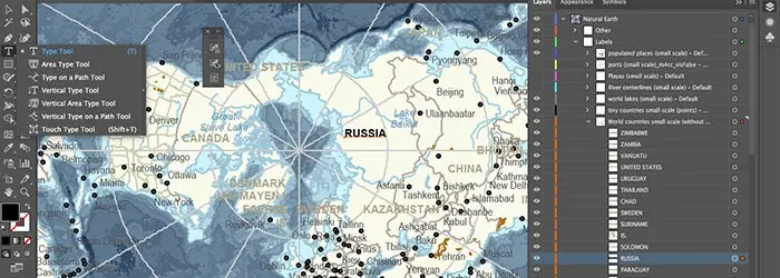 Esri‘s ArcGIS Maps integration for Adobe Creative Cloud