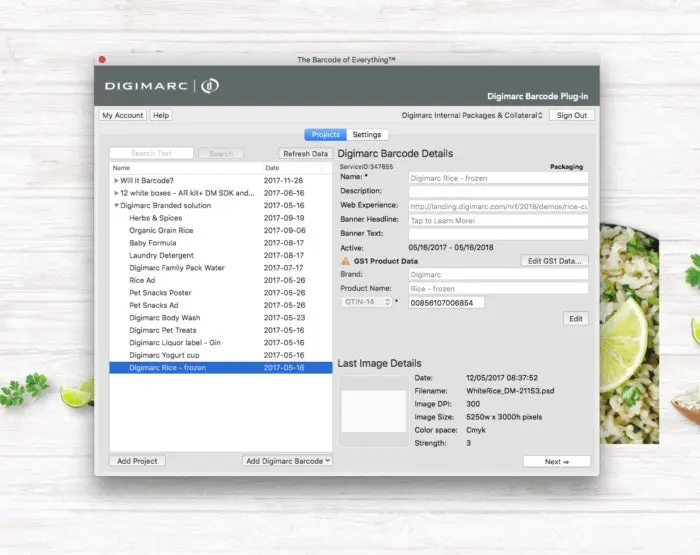 Digimarc Barcode Integration with Adobe Creative Cloud