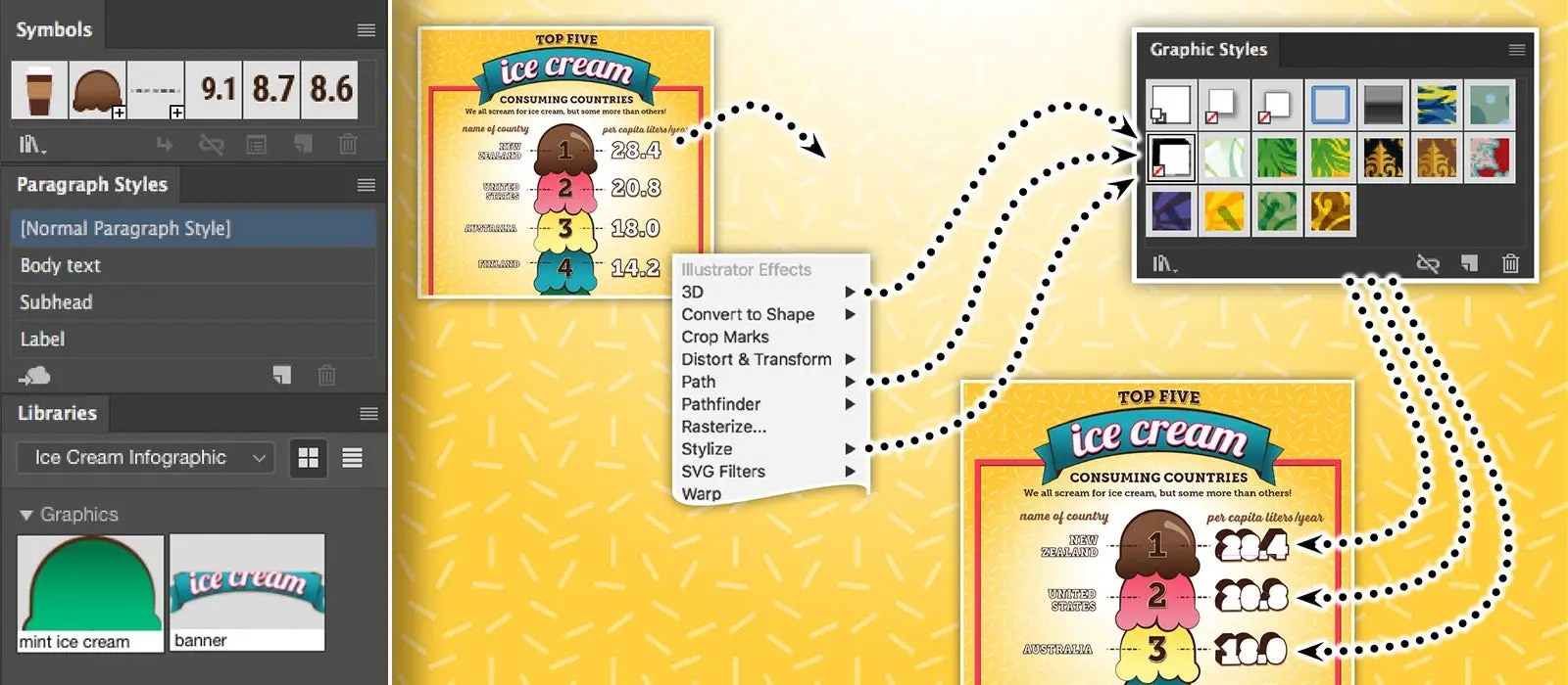 Get to Know Graphic Styles in Illustrator
