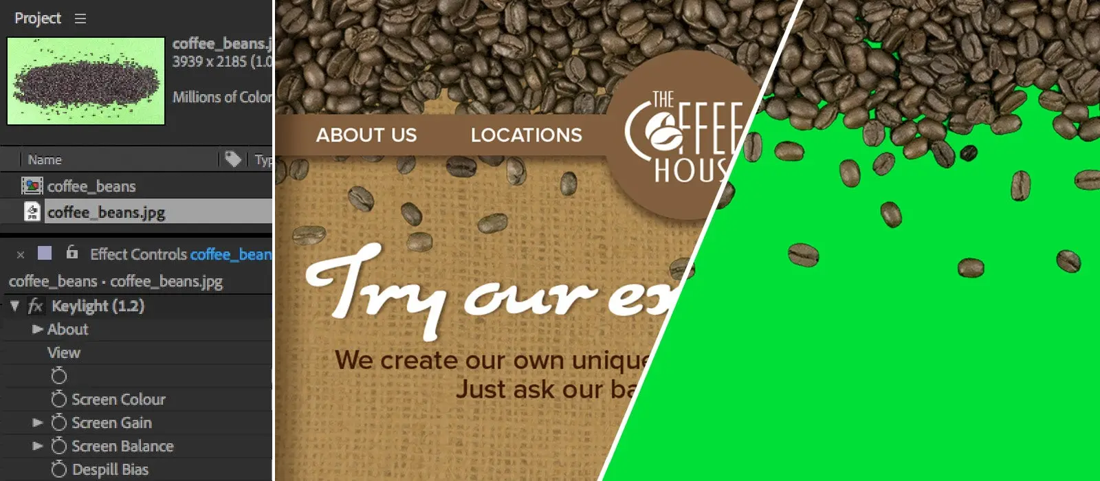 Create Intricate Transparency in your Photographs with Keying in After Effects