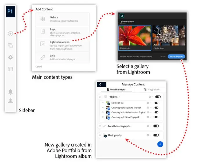 Connecting Lightroom and Bēhance to Your Adobe Portfolio