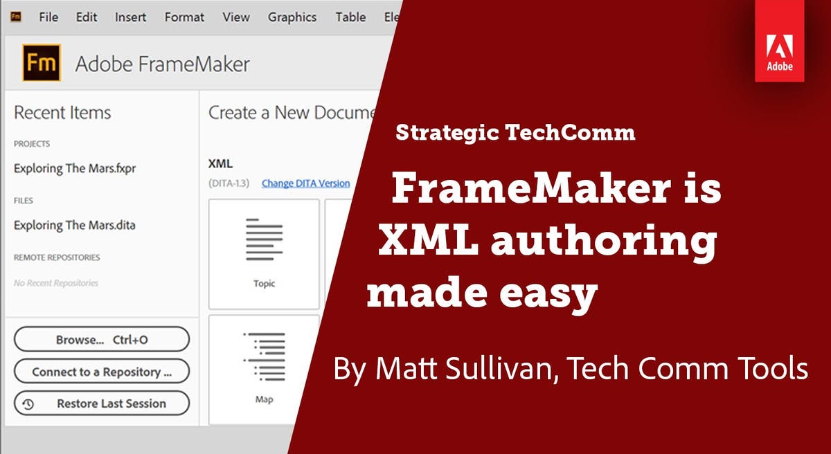 [Guest Post] Strategic TechComm: FrameMaker is XML authoring made easy ...