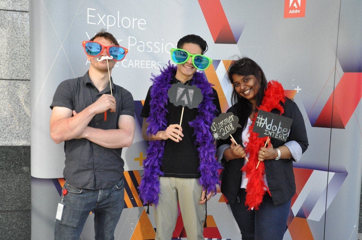 Welcome to the #AdobeLife, Interns