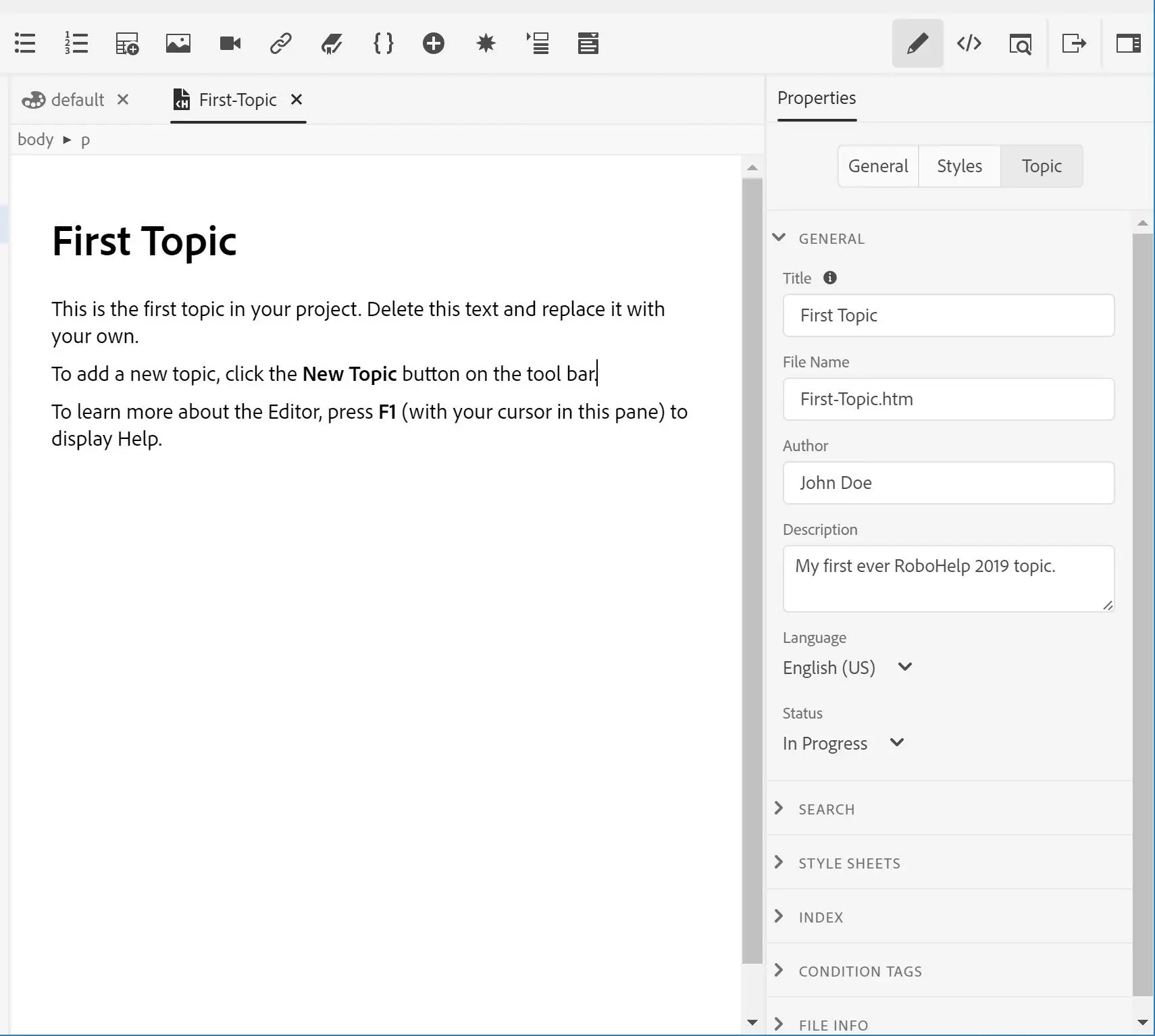 RoboHelp 2019 release