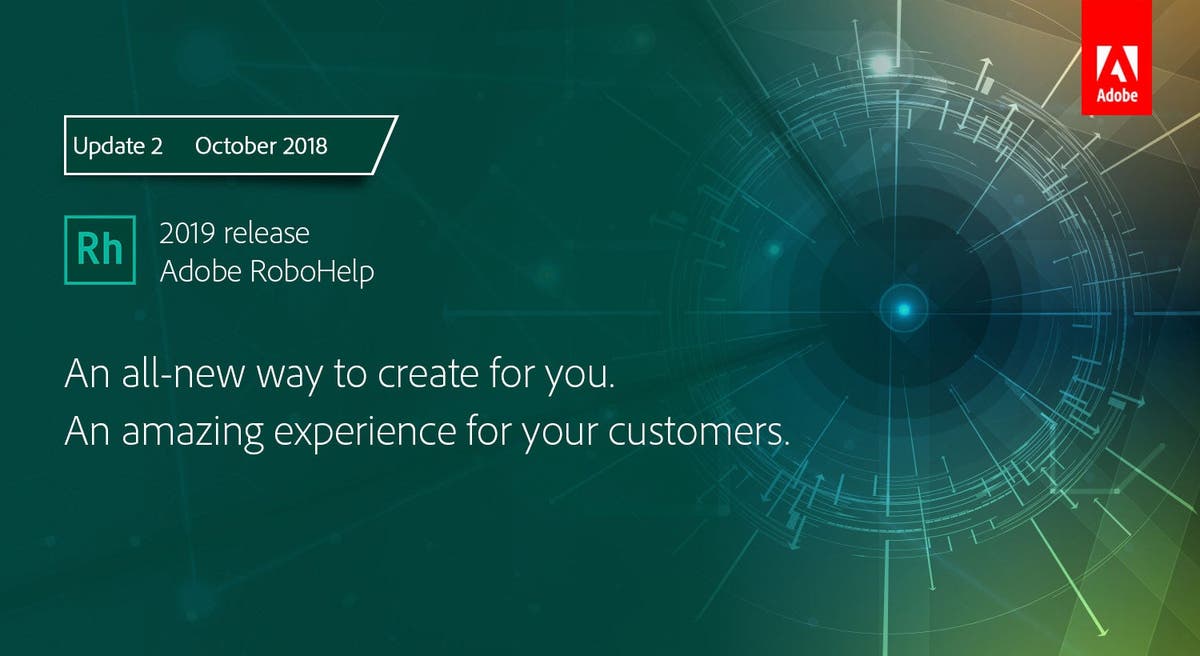 RoboHelp 2019 – Update 2 (October 2018)
