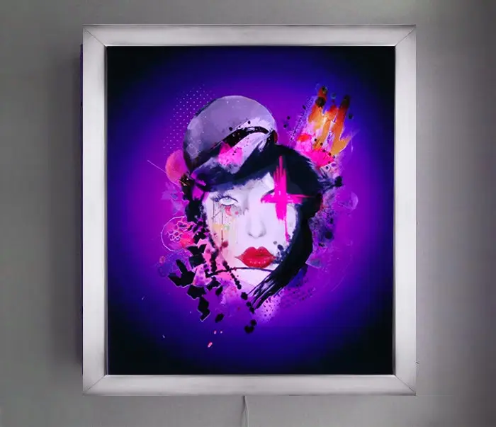 How a Digital Sketch on an iPad Turned into Awesome Lightbox Art