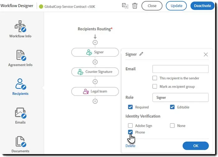 Making the Most of Adobe Sign’s Workflow Designer