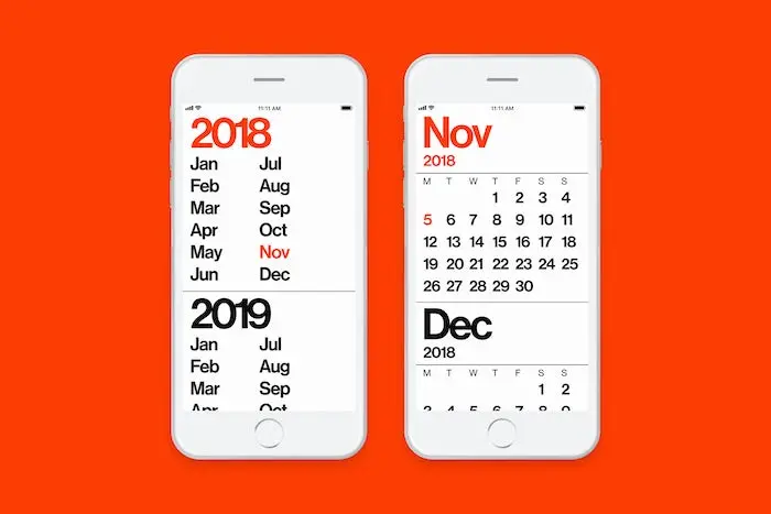 Classic Typography, Timeless Design: How Minimal Calendar Used Adobe XD ...