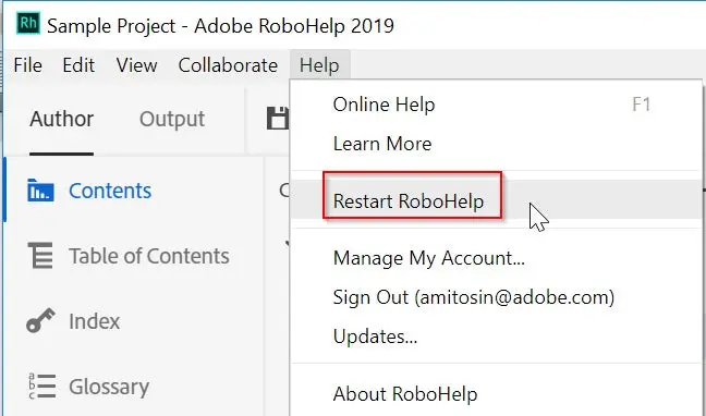 RoboHelp 2019 – Update 6 (April 2019)