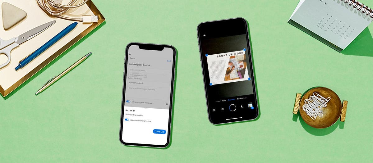Capture Modes Debut in Adobe Scan as Sharing in Acrobat Soars