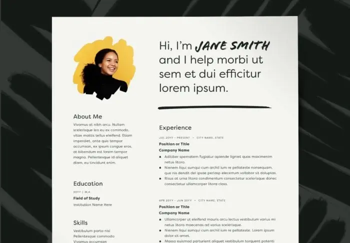 Get Ahead with These Adobe Stock Resume Templates