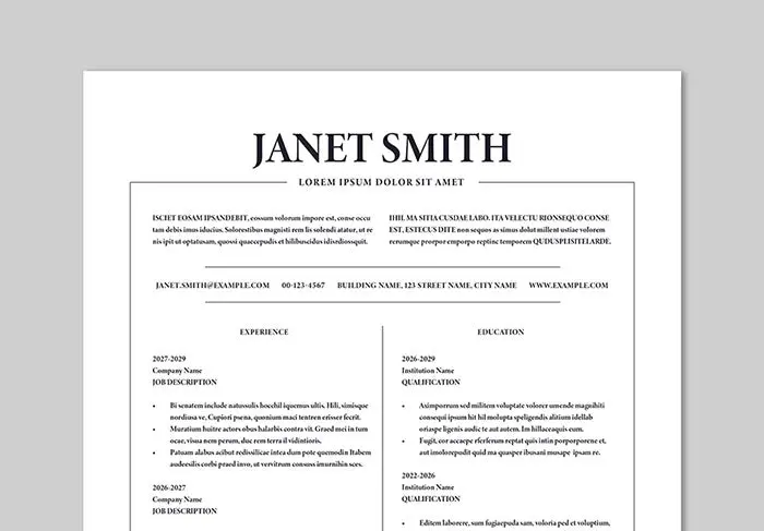 Get Ahead with These Adobe Stock Resume Templates