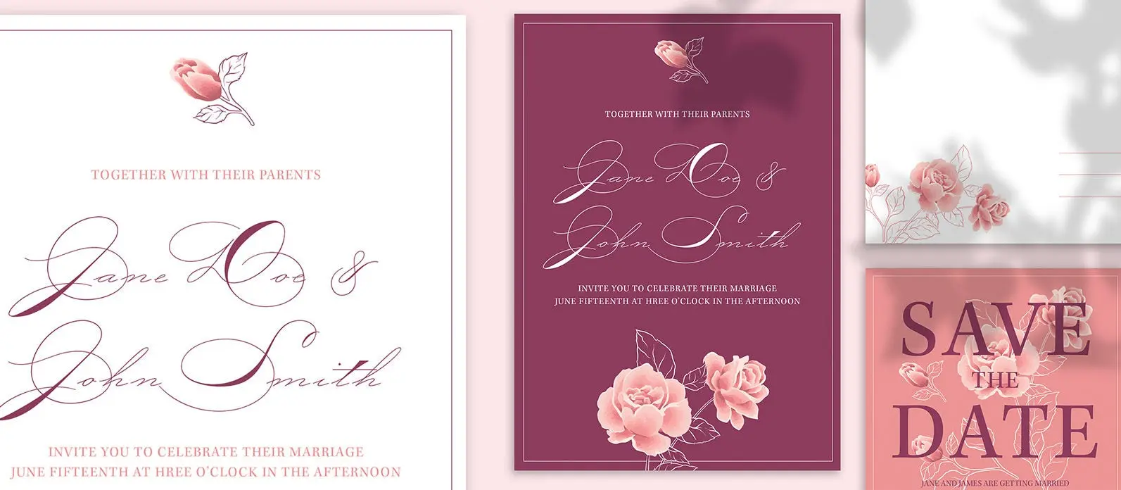 Free Wedding Templates from Adobe Stock