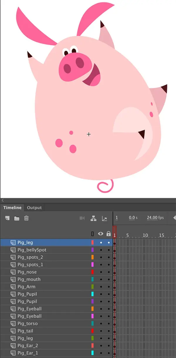Rigging Characters Using Layer Parenting