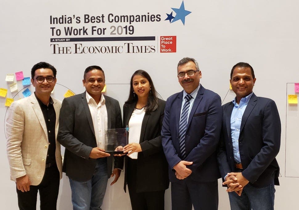 Adobe India named a top 10 best workplace