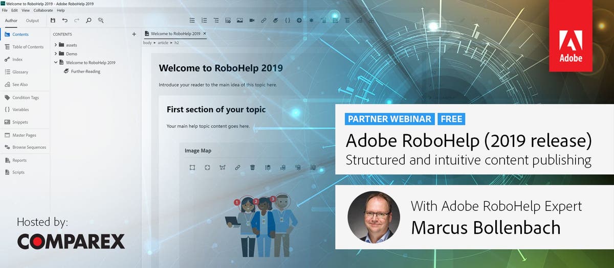 [Adobe & Partner] Free Comparex Webinar: Adobe RoboHelp – Structured and intuitive content ...