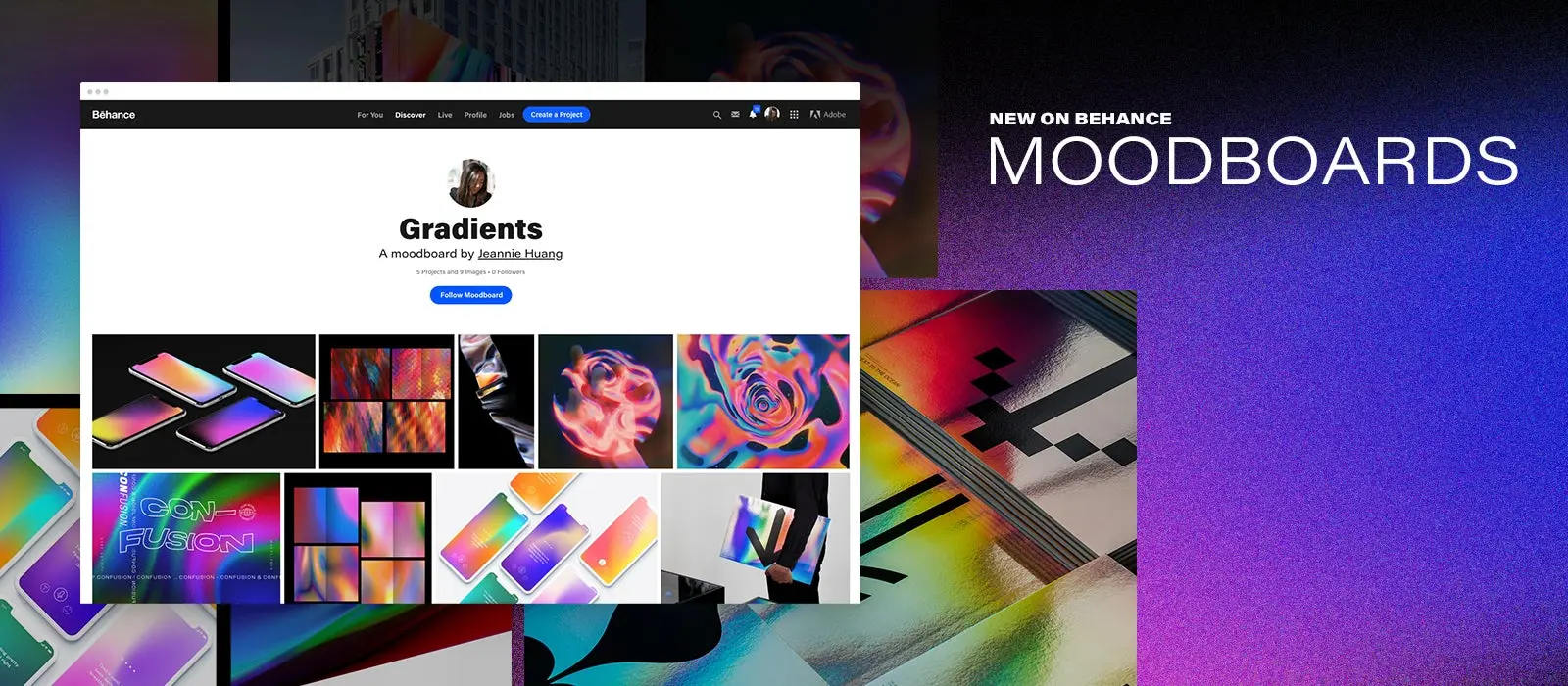 Introducing Moodboards on Behance