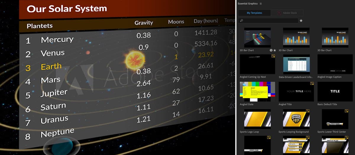 Put your Data in Motion with Adobe Stock and Premiere Pro