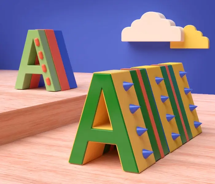 36 Days of Type with Adobe Dimension