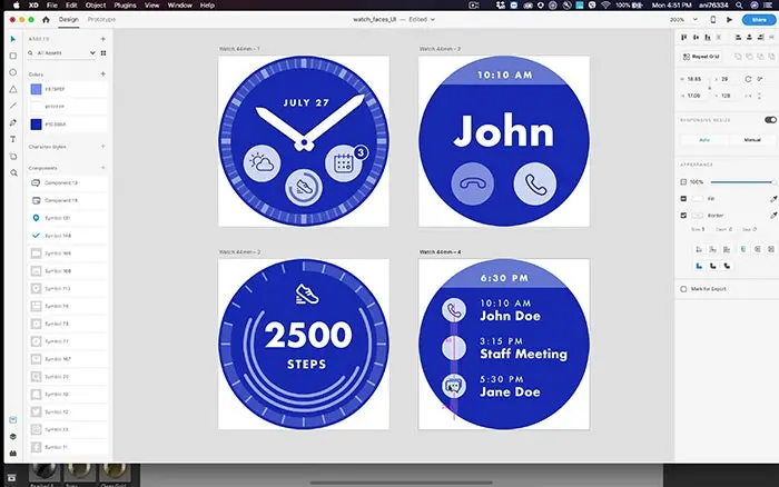 Smartwatch Design Workflow: Bringing XD & Dimension Together for ...