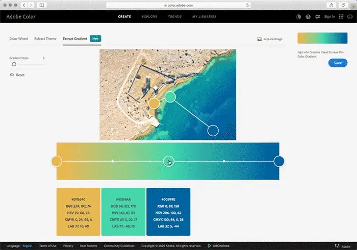 Color Your Spring with Adobe Color Gradients