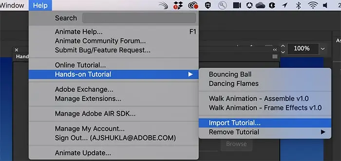 Hands-on Tutorial Creation Tool for Adobe Animate